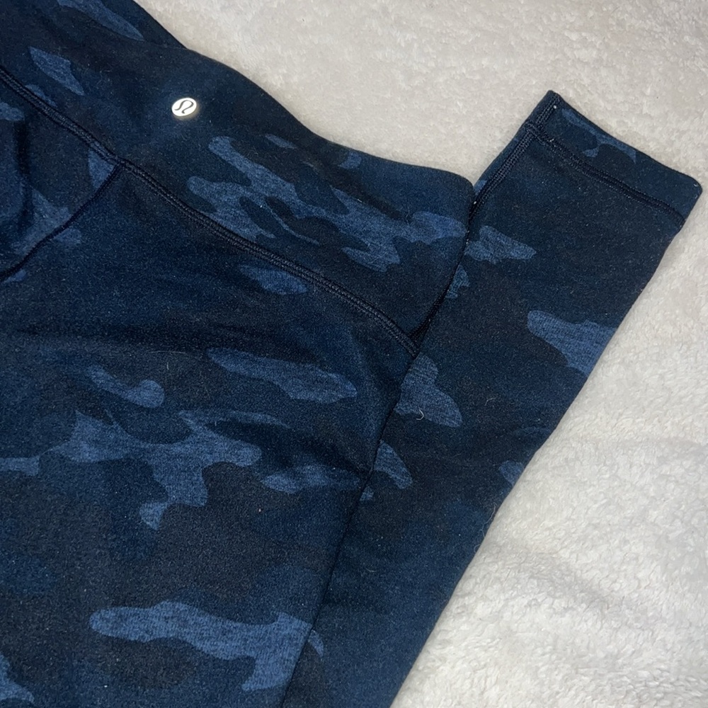 Lululemon Blue Camo Align Leggings - Gem